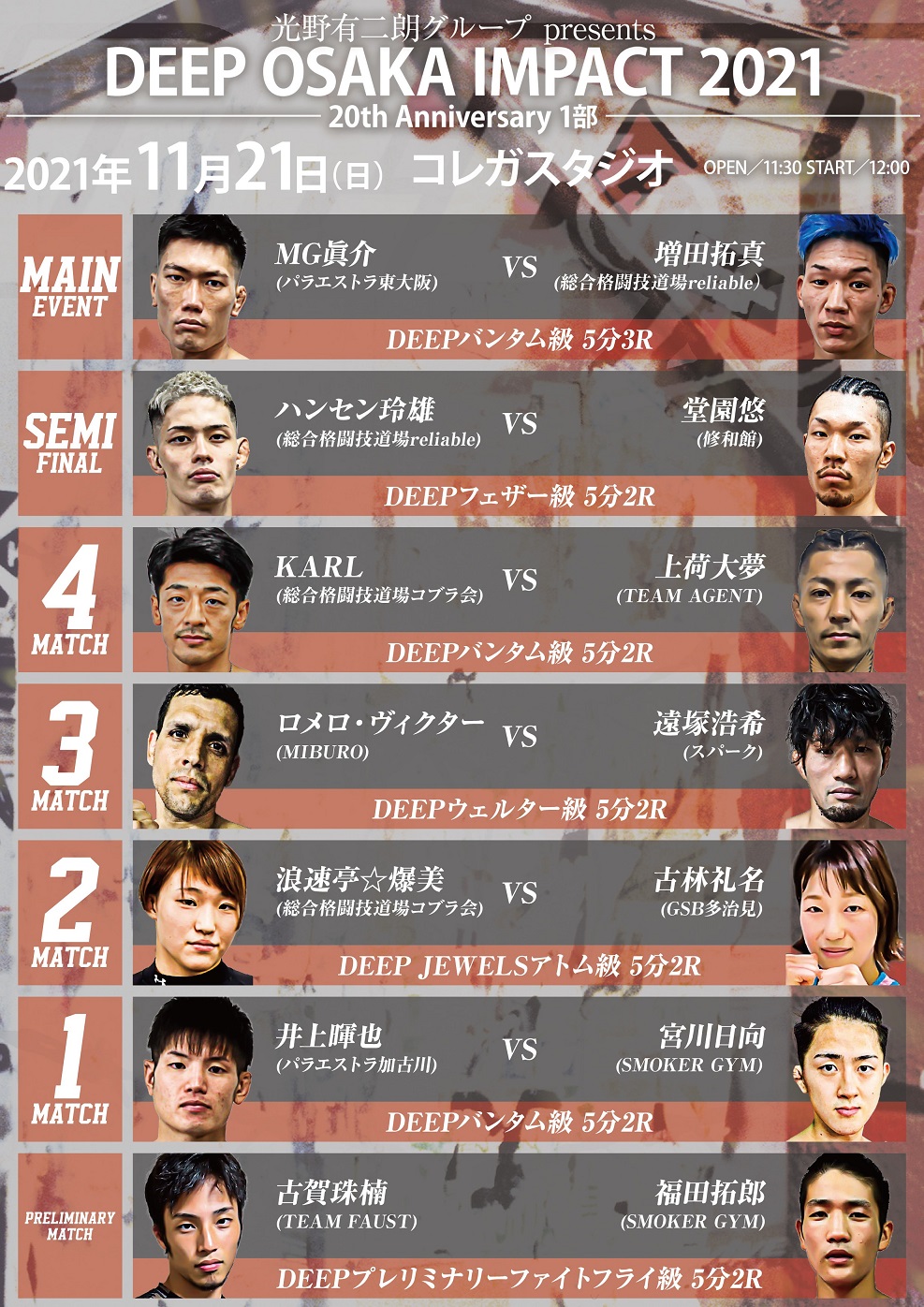 DEEP OSAKA IMPACT 2021 | DEEP & DEEP JEWELS オフィシャルサイト